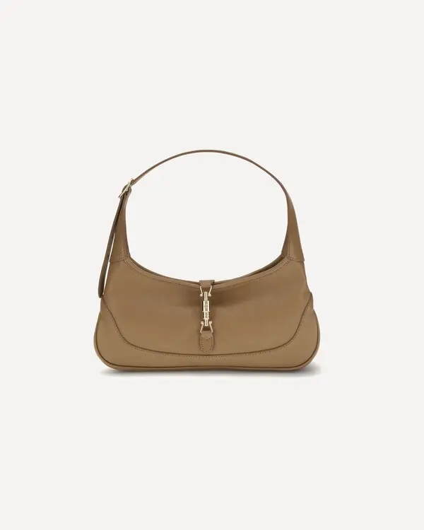 Gucci Medium Jackie Slim Shoulder Bag - Beige