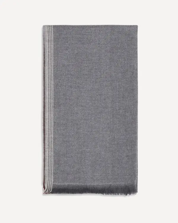 Brunello Cucinelli Cashmere Scarf - Grey