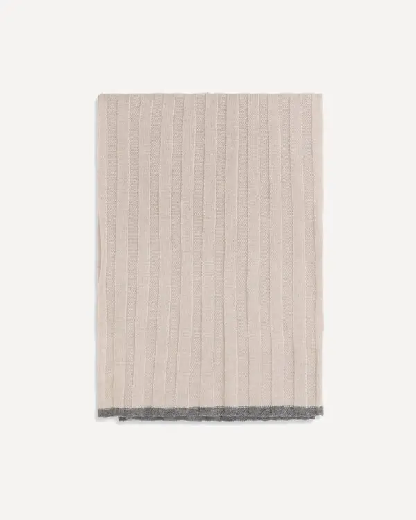 Brunello Cucinelli Cashmere Scarf - Beige
