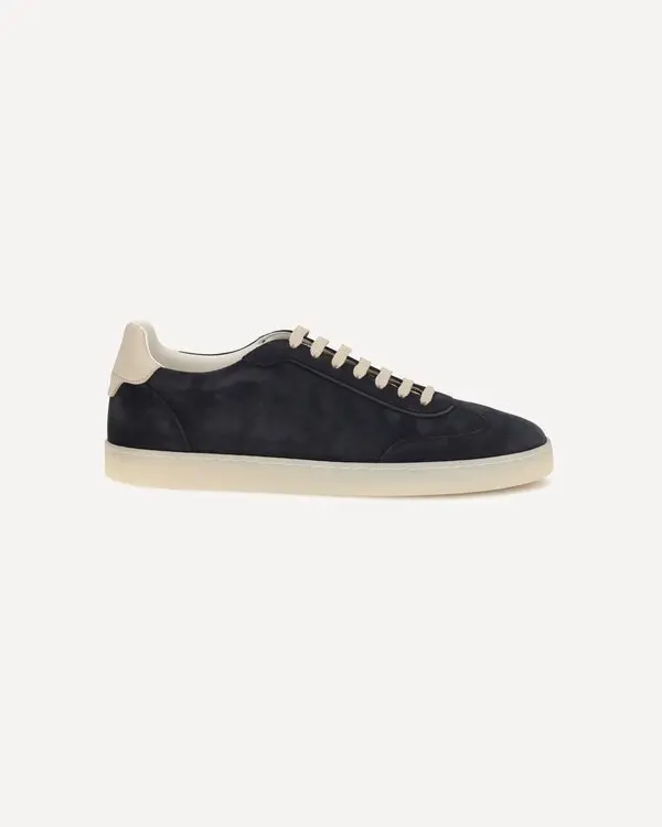 Brunello Cucinelli Suede Lace-up Sneakers - Brown