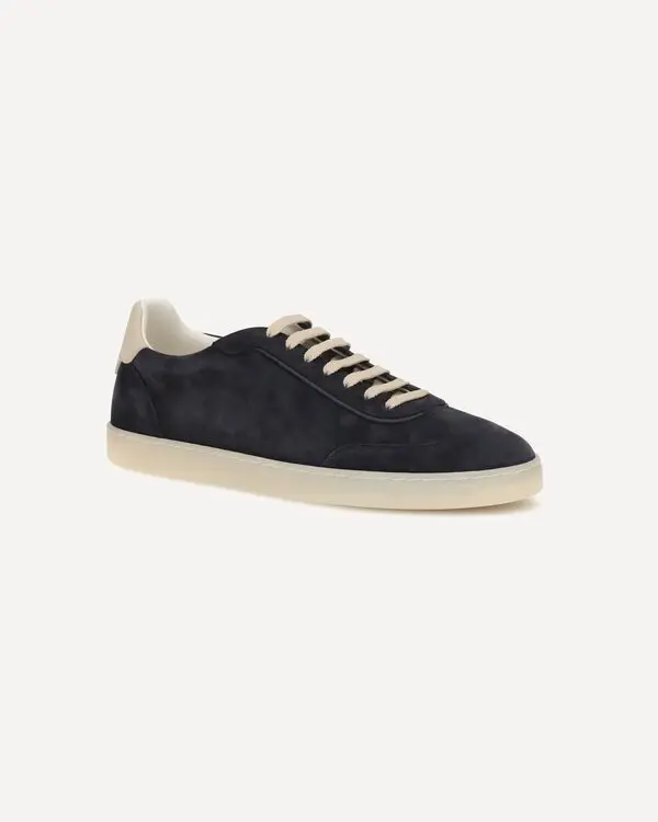 Brunello Cucinelli Suede Lace-up Sneakers - Brown