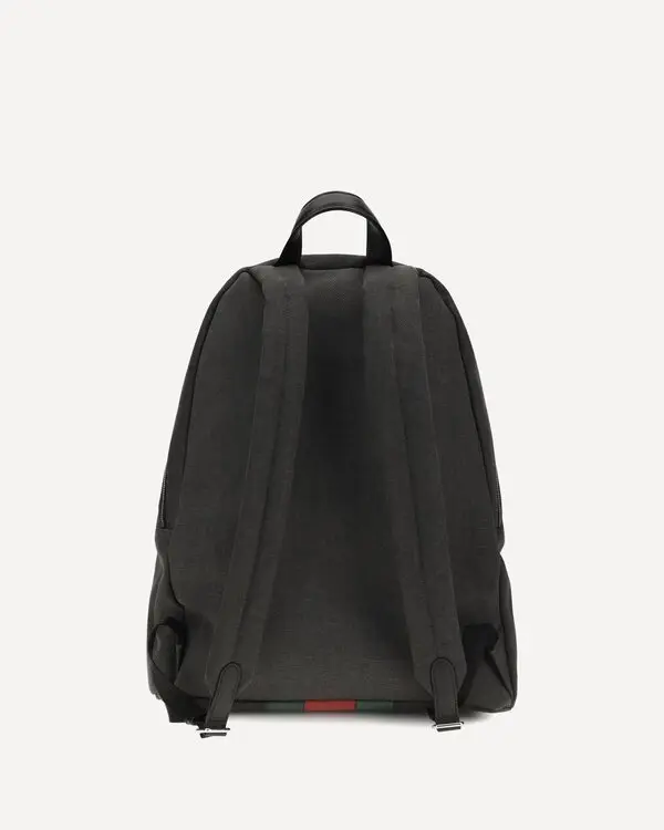 Gucci Large Web Backpack - Black
