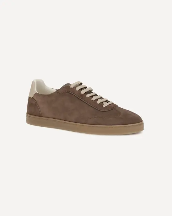 Brunello Cucinelli Suede Sneakers - Beige