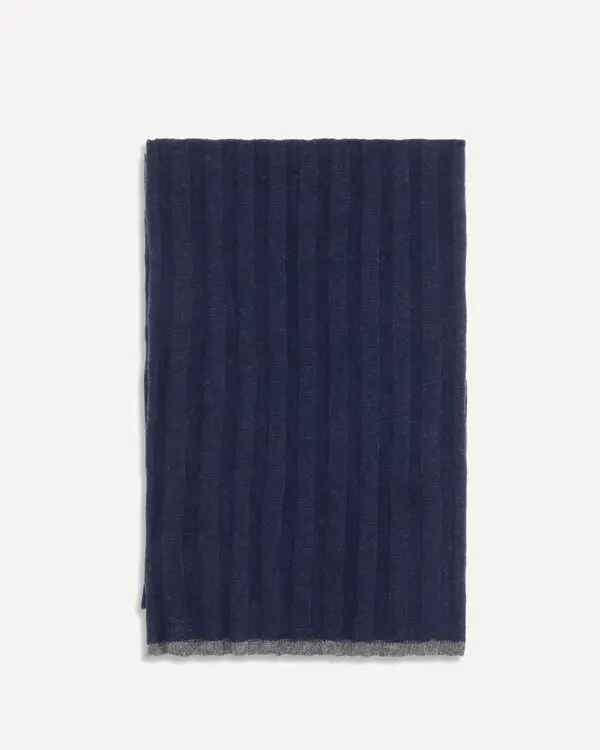 Brunello Cucinelli Cashmere Scarf - Blue