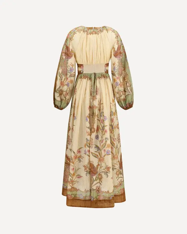Zimmermann Indra Elasticated Waist Maxi Dress