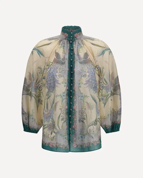 Zimmermann Indra Ruffle Shirt