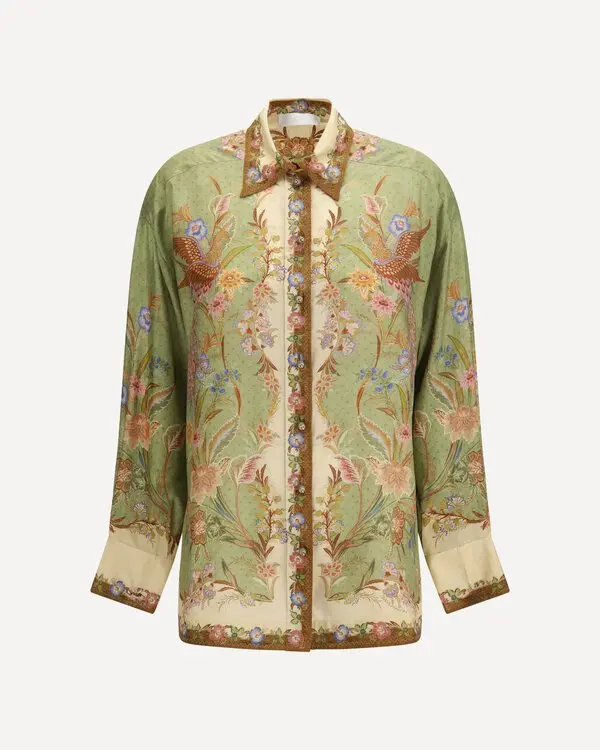 Zimmermann Indra Silk Shirt - Multicolour