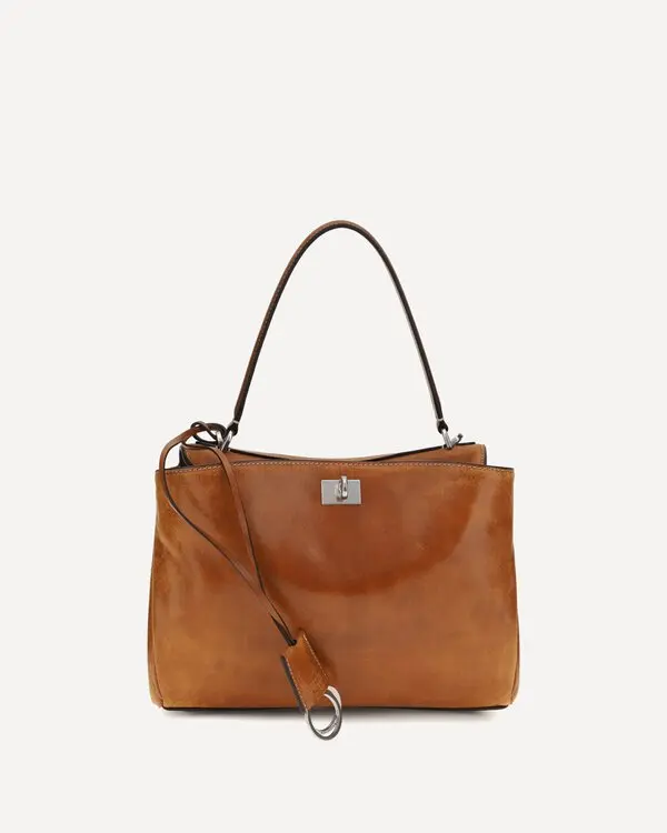 Balenciaga Small Rodeo Handbag - Brown