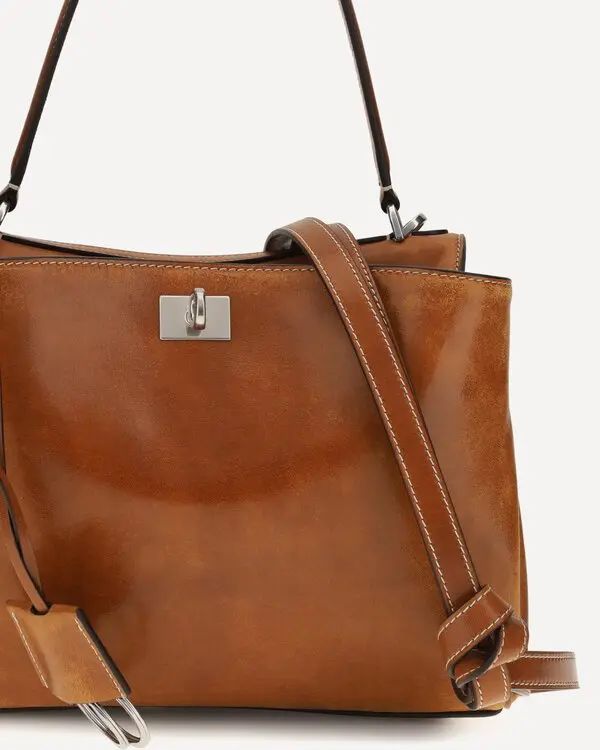 Balenciaga Small Rodeo Handbag - Brown