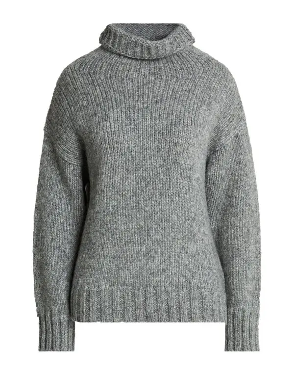 Alpha Studio Wool And Metal Fiber Turtleneck Sweater