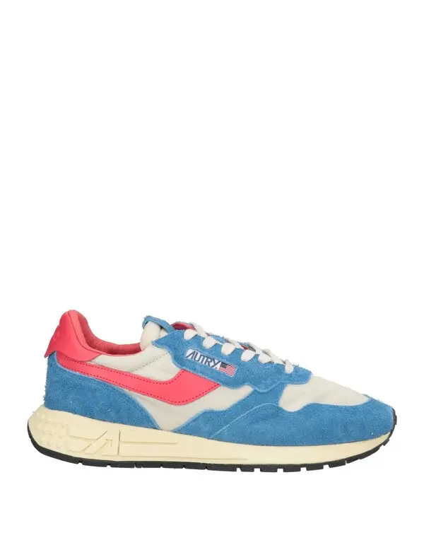 AUTRY Low-top Sneakers In Suede And Textile - Blue