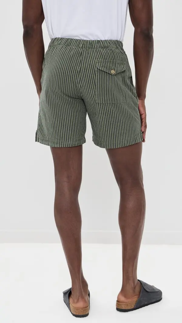 S.k.u. Hemp Stripe Easy Shorts