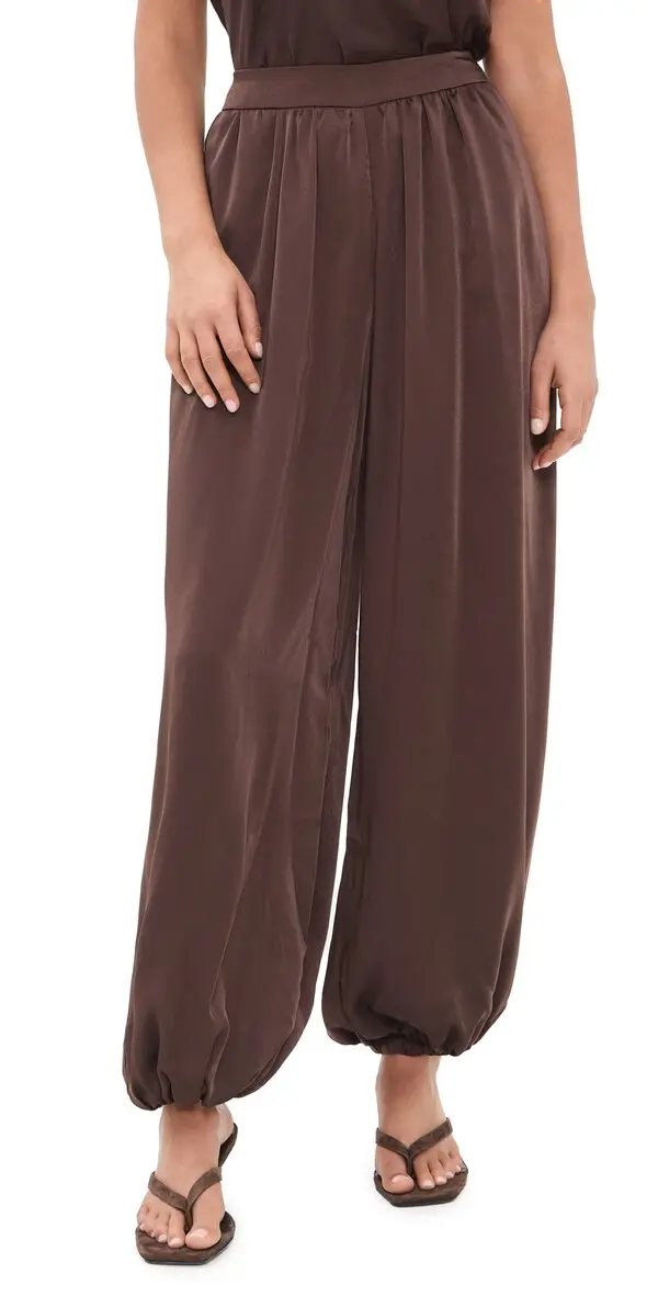 Bardot Nikola Satin Balloon Pants