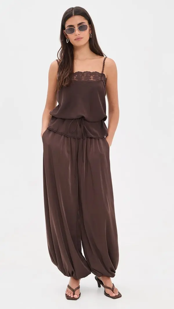 Bardot Nikola Satin Balloon Pants