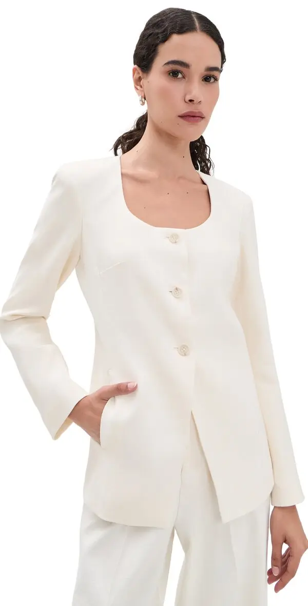 Paige Edina Blazer - Bone