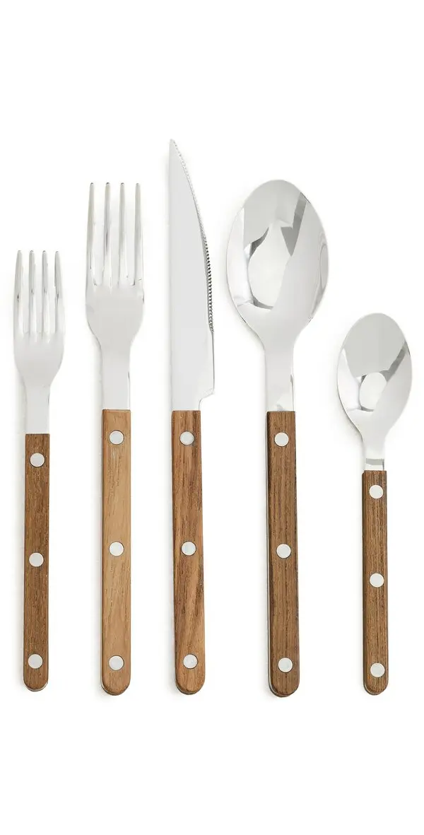 SABRE 5-piece Place Setting Set - Teak