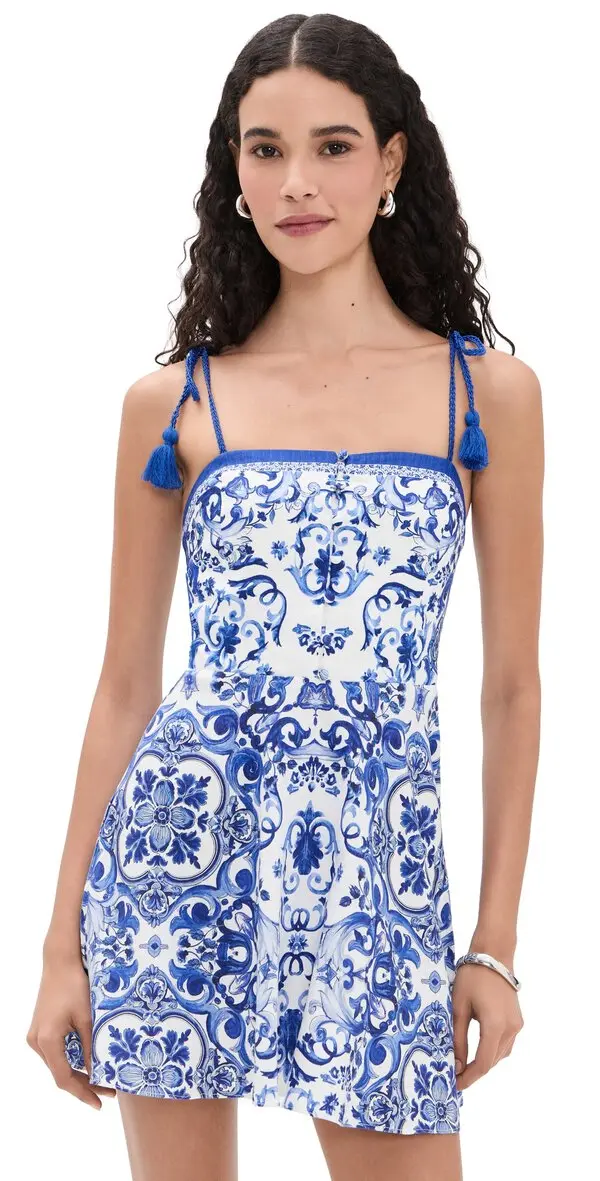 Alice + Olivia Glinda Tassel Dress - Solstice