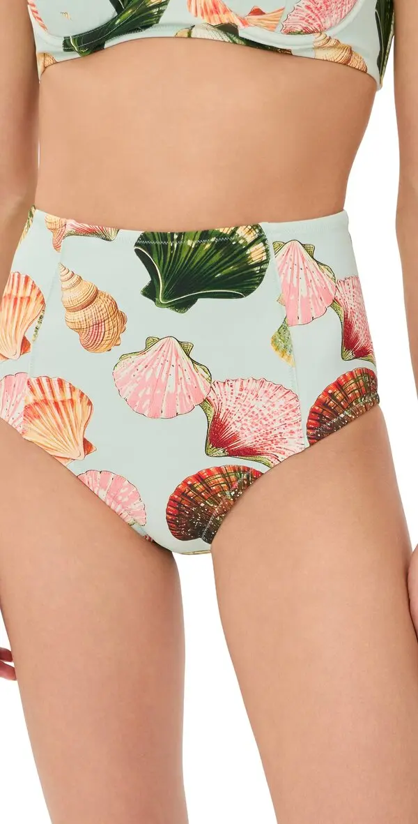 Hunter Bell Bermuda Bikini Bottoms - Somers Shell Mint