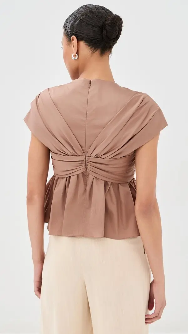 Tove Ruhi Cotton Sateen Top