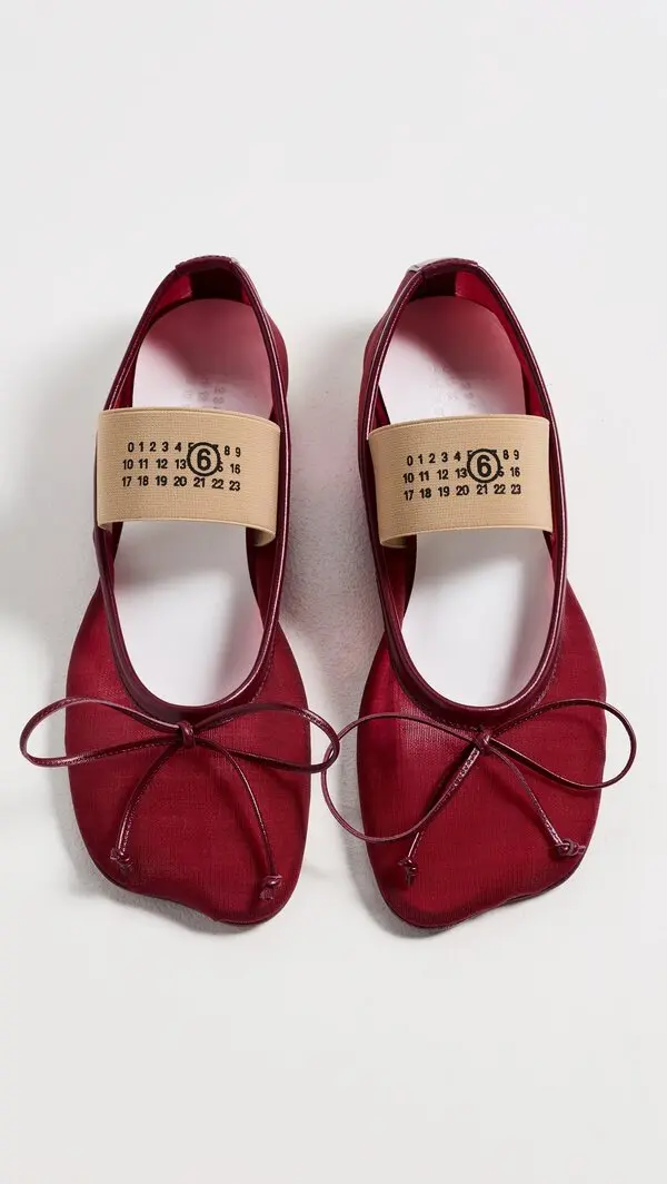 MAISON MARGIELA Anatomic Numeric Ballerina Flats