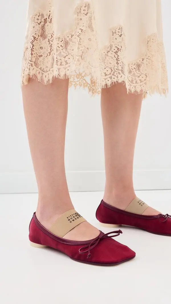 MAISON MARGIELA Anatomic Numeric Ballerina Flats