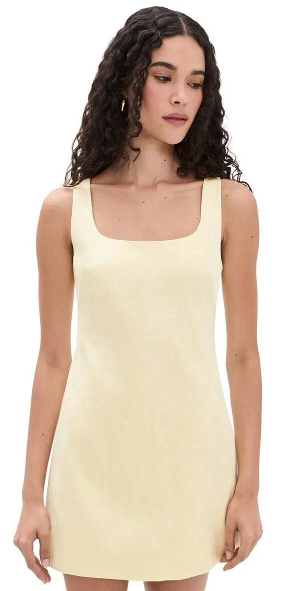 A.L.C. Faye Dress - Light Canary