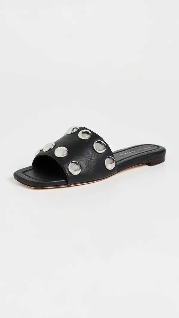 LOEFFLER RANDALL Hayes Studded Flat Sandals