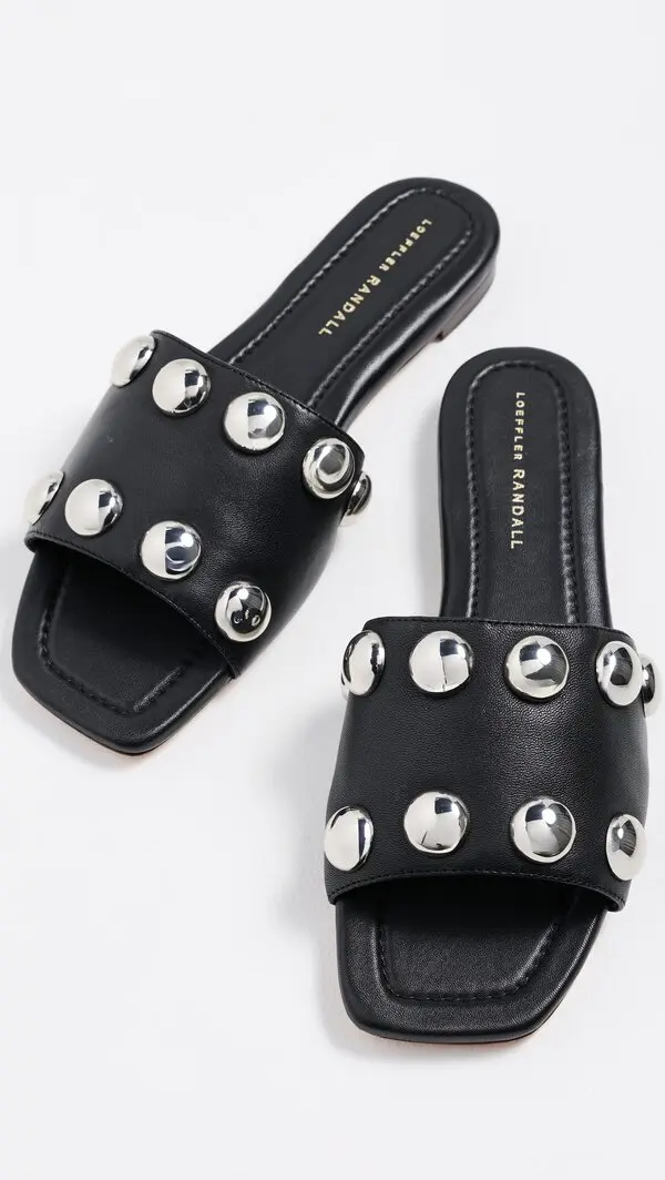 LOEFFLER RANDALL Hayes Studded Flat Sandals
