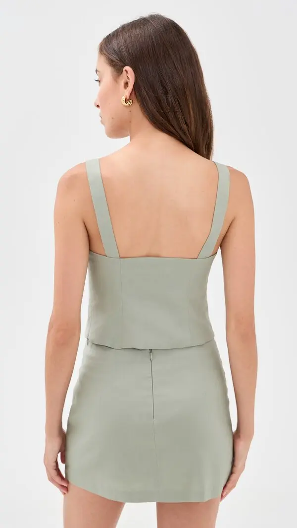 Good American The Linen Corset