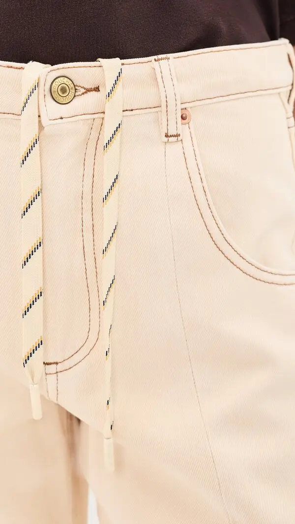 Roucha Dolven Paneled Denim Jeans
