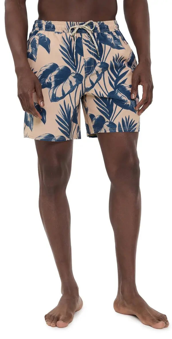 KATIN Selma Volley Swim Trunks - Brush