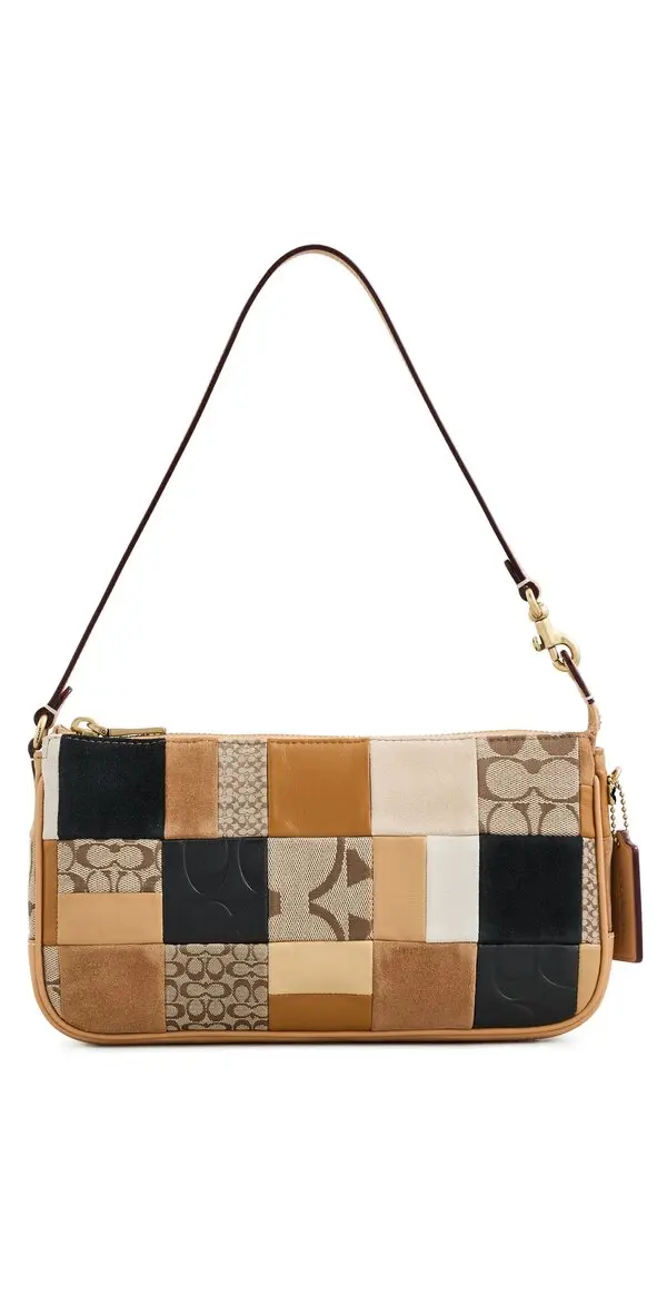 COACH Patchwork Leather Plaza Shoulder Bag