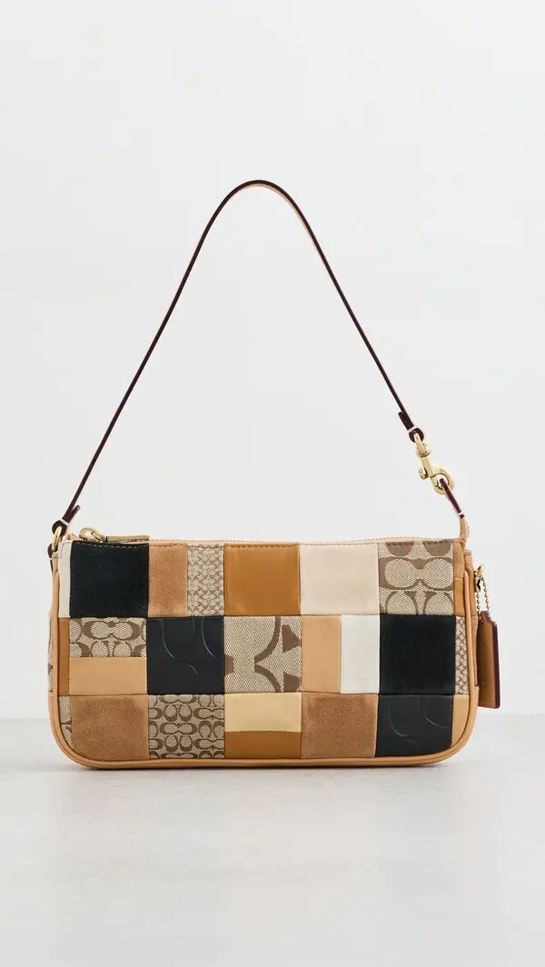 COACH Patchwork Leather Plaza Shoulder Bag