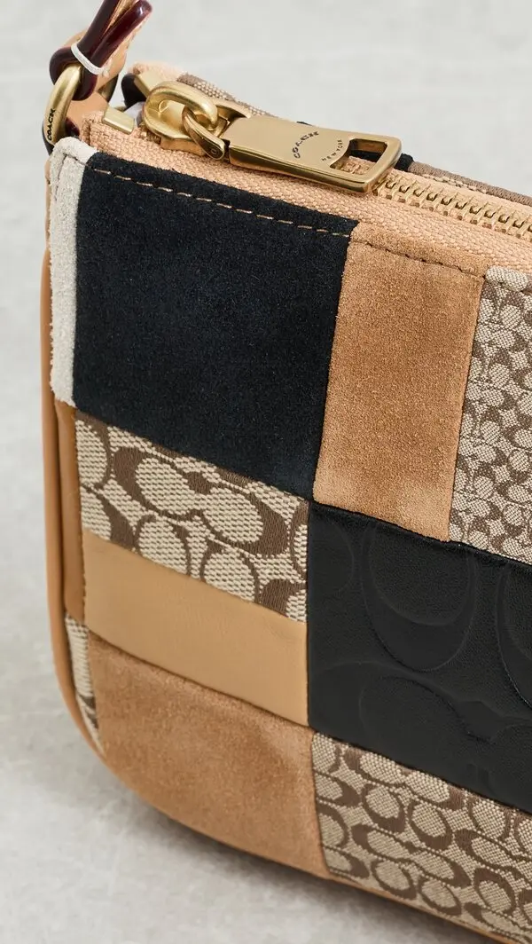 COACH Patchwork Leather Plaza Shoulder Bag