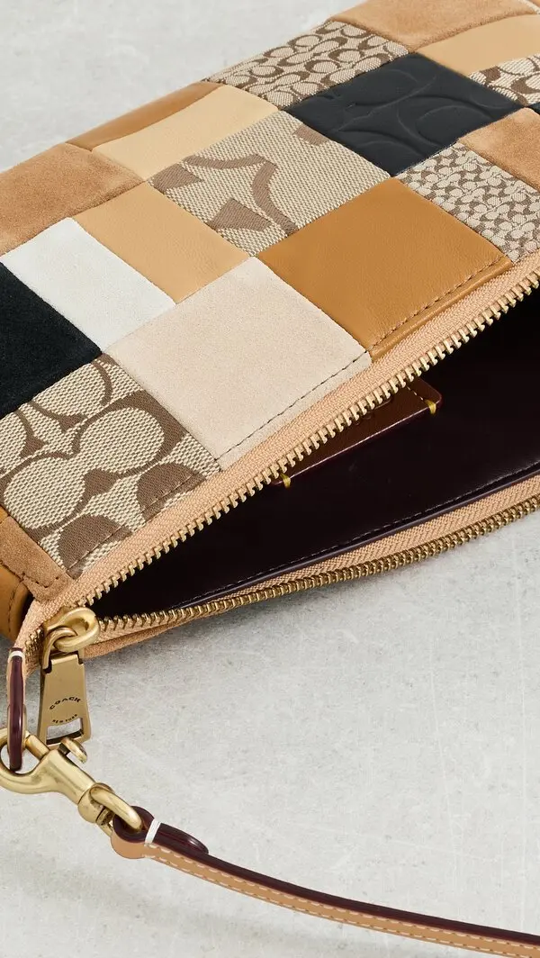 COACH Patchwork Leather Plaza Shoulder Bag