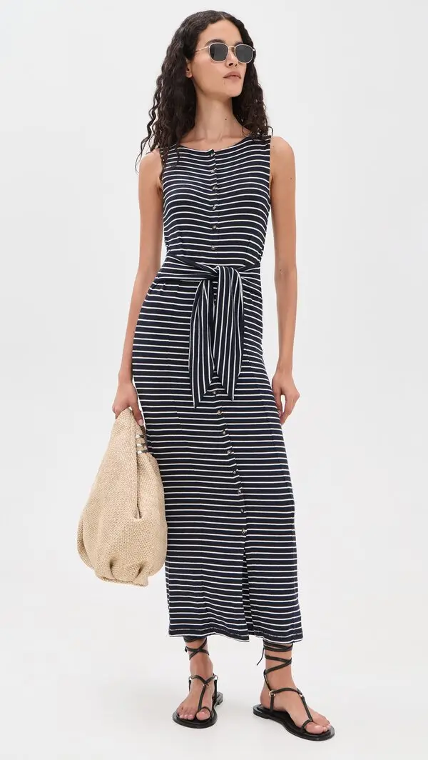 Rag & Bone The Knit Tie Stripe Dress