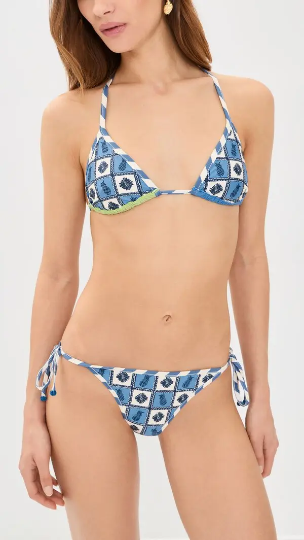 Agua Bendita Ludovica Reversible Triangle Bikini Top