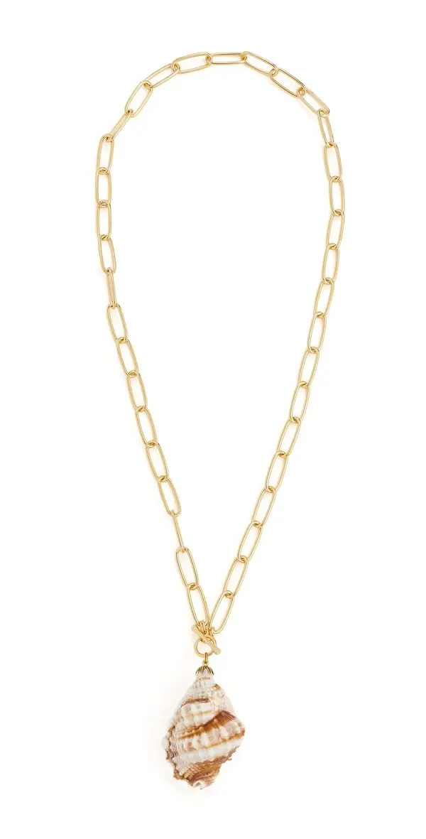 Brinker & Eliza Augusta Necklace - Gold/shell