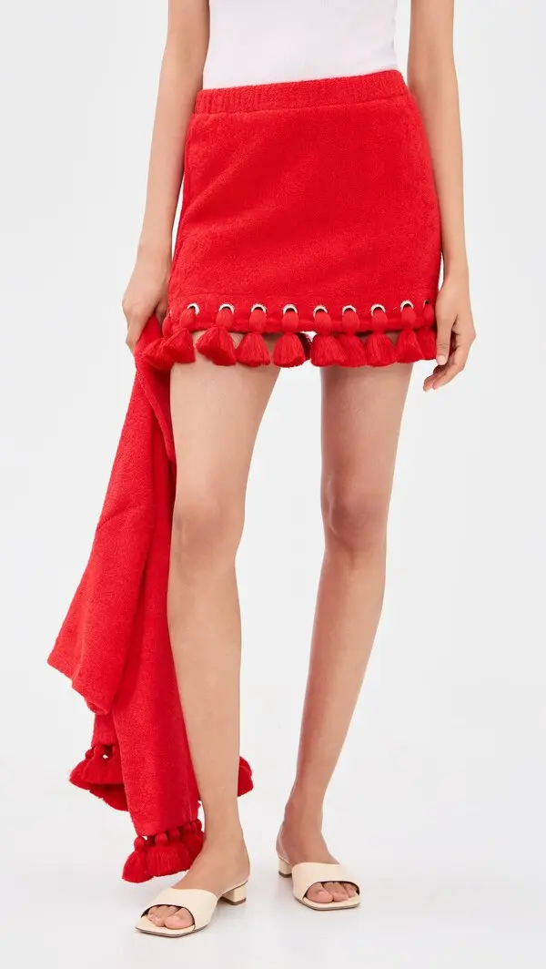 Cap D'antibes Georgia Terry Cloth Skirt