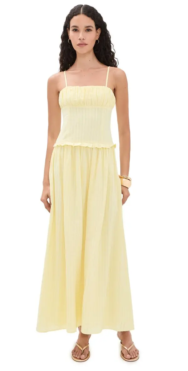 SEVEN WONDERS Keily Maxi Dress - Lemon