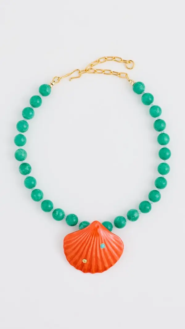 LIZZIE FORTUNATO Corfu Shell Necklace