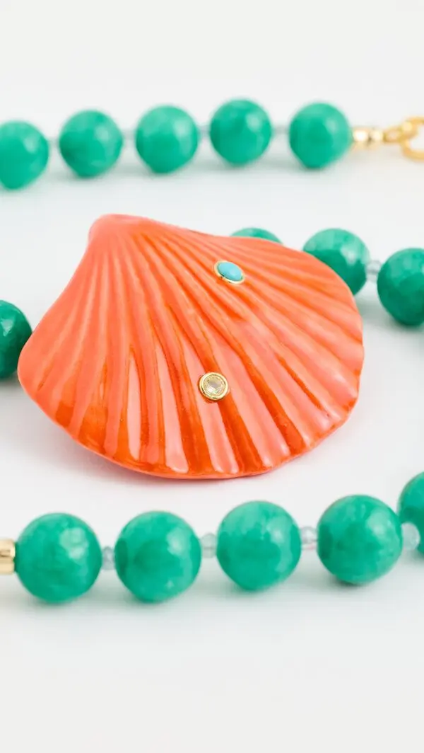 LIZZIE FORTUNATO Corfu Shell Necklace