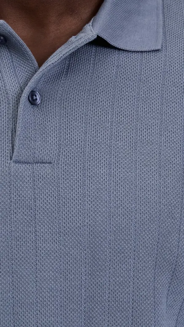 Vince Drop Needle Stripe Polo