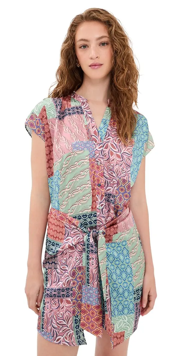 Misa Mika Dress - Oasis Patchwork