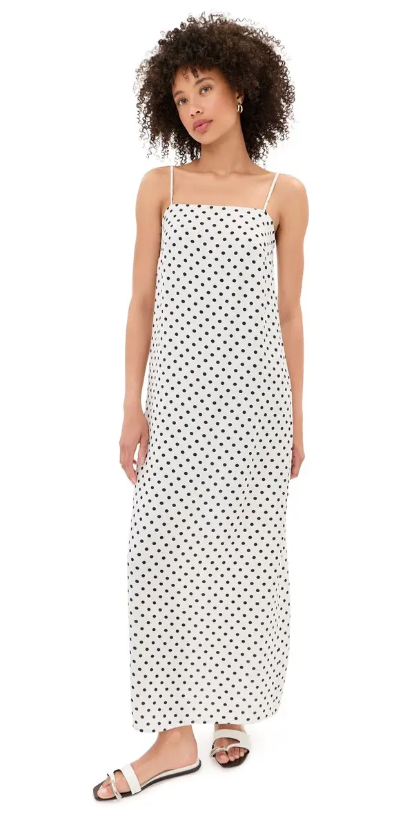 LE BOP Hailey Dress - White Dot