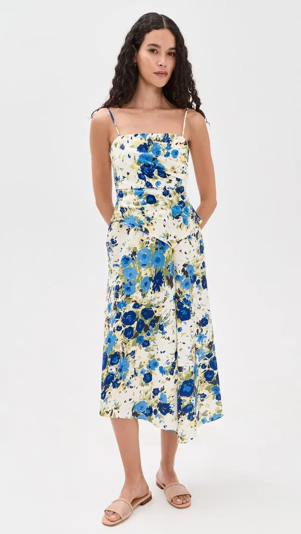 A.L.C. Peyton Floral Print Cotton Dress