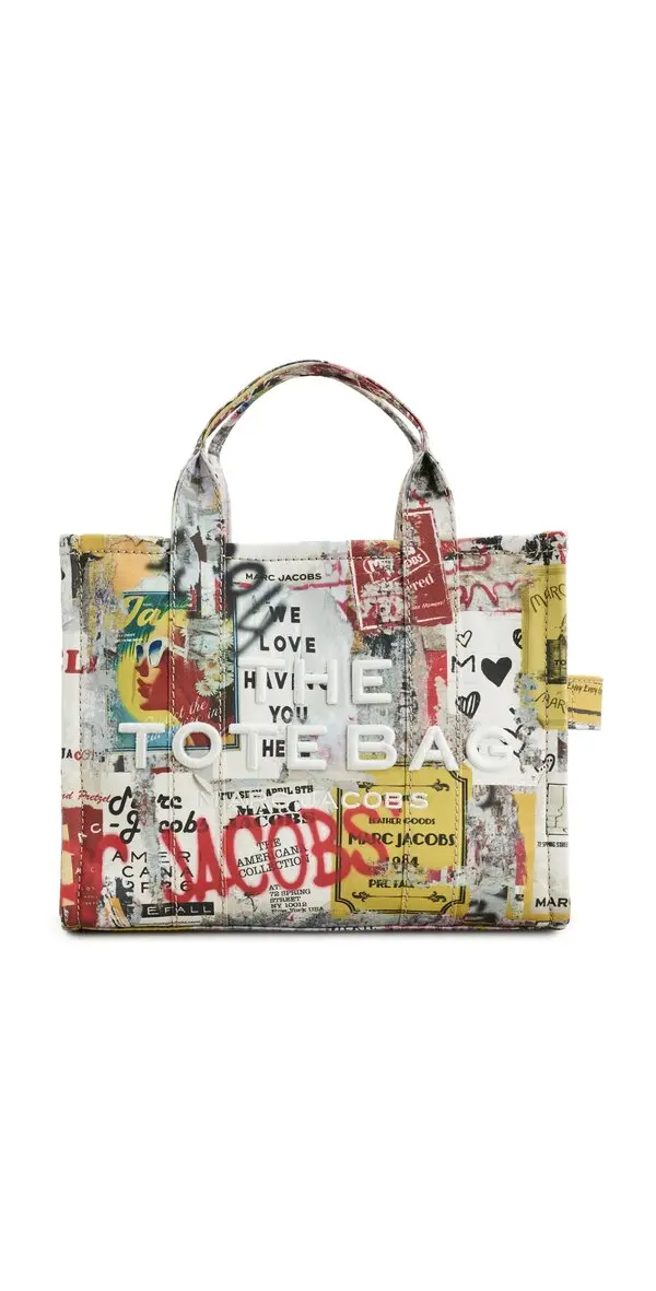 Marc Jacobs Medium Tote Bag - White Multi