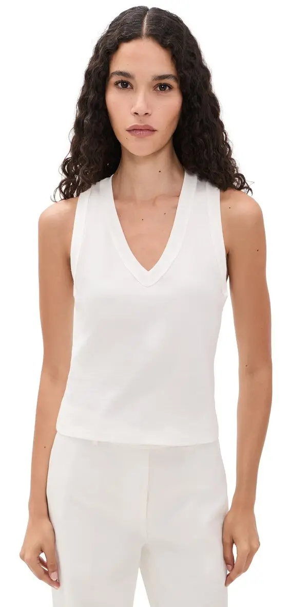 Renggli Cotton V-neck Tank Top