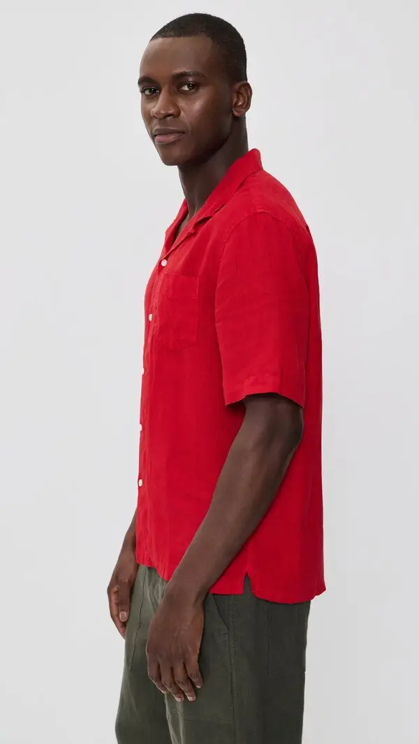 ALEX MILL Camp Shirt In Linen