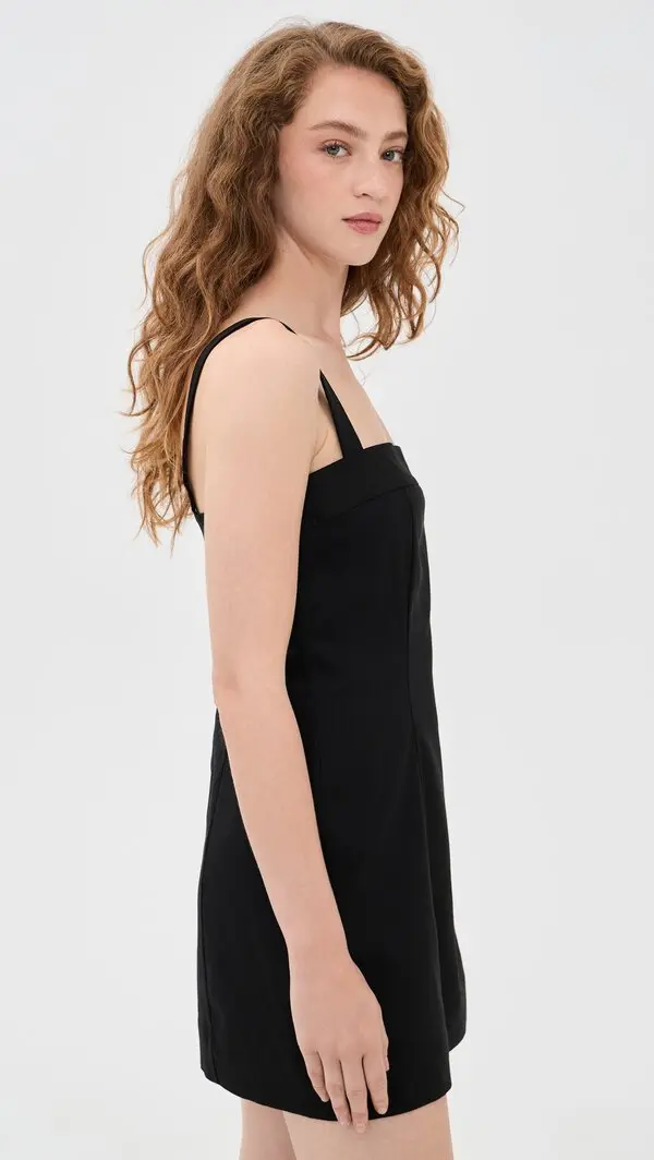 Good American The Structured Linen Mini Dress